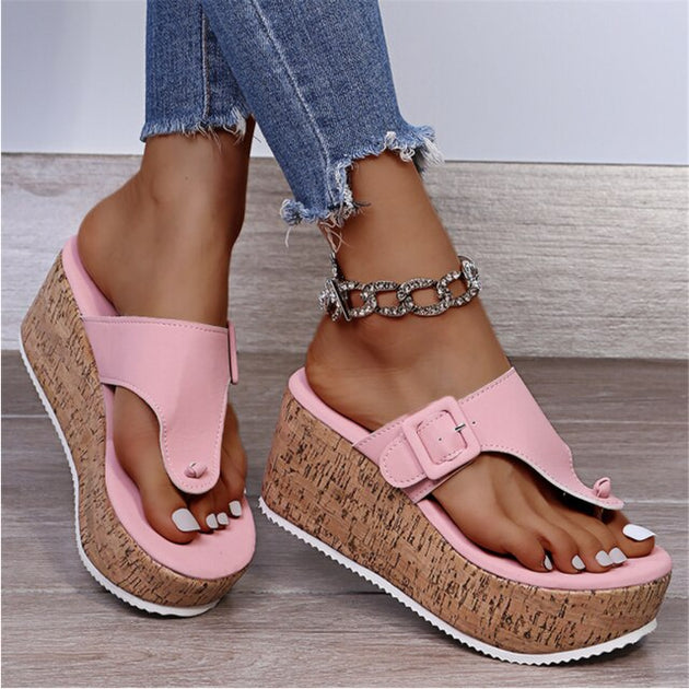 HANNAH - Orthopädische Sandalen mit dicker Sohle – Helvetia Mode